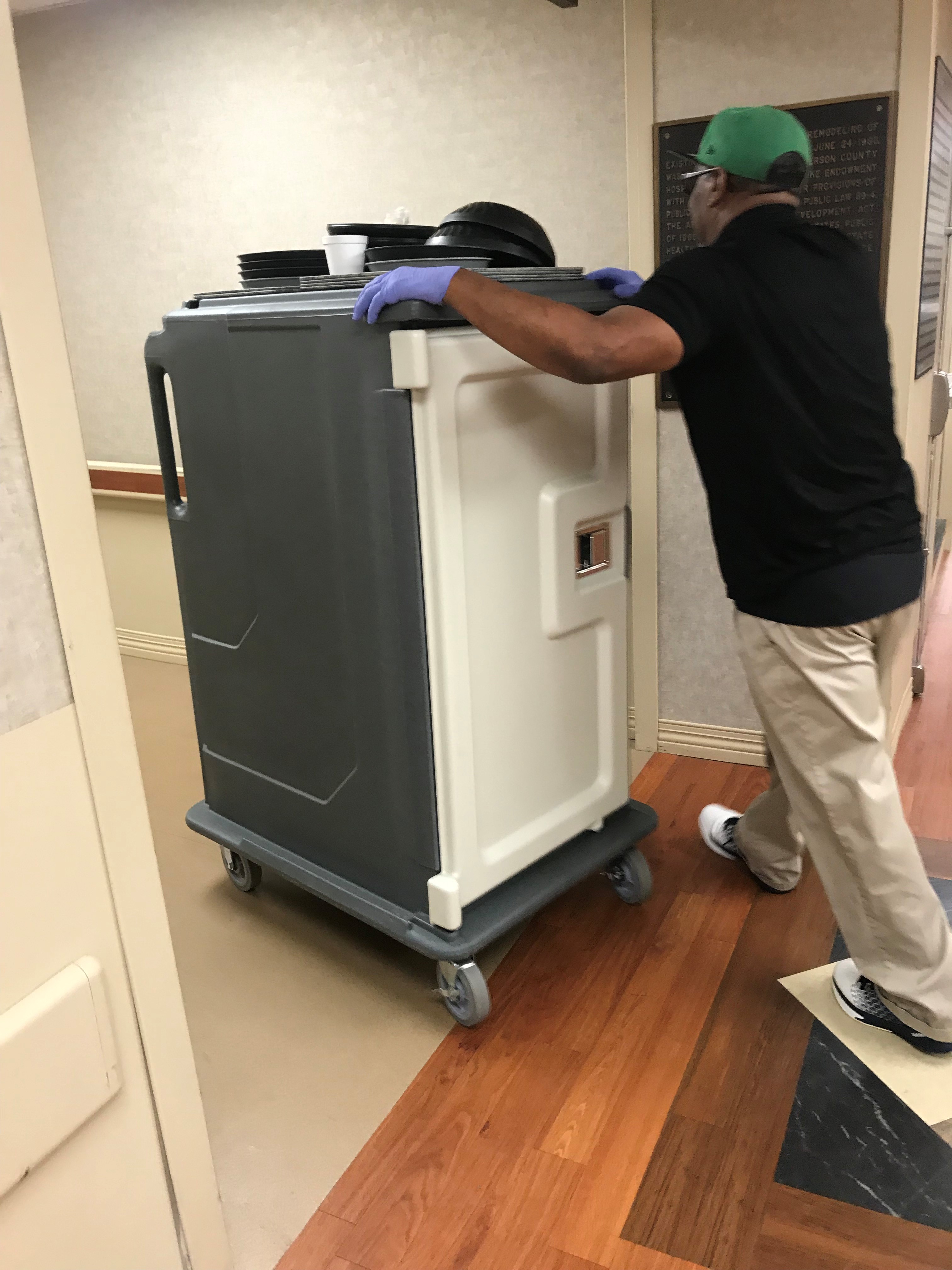 Cambro Meal Delivery Carts Transport Food Quietly, Effortlessly - the ...